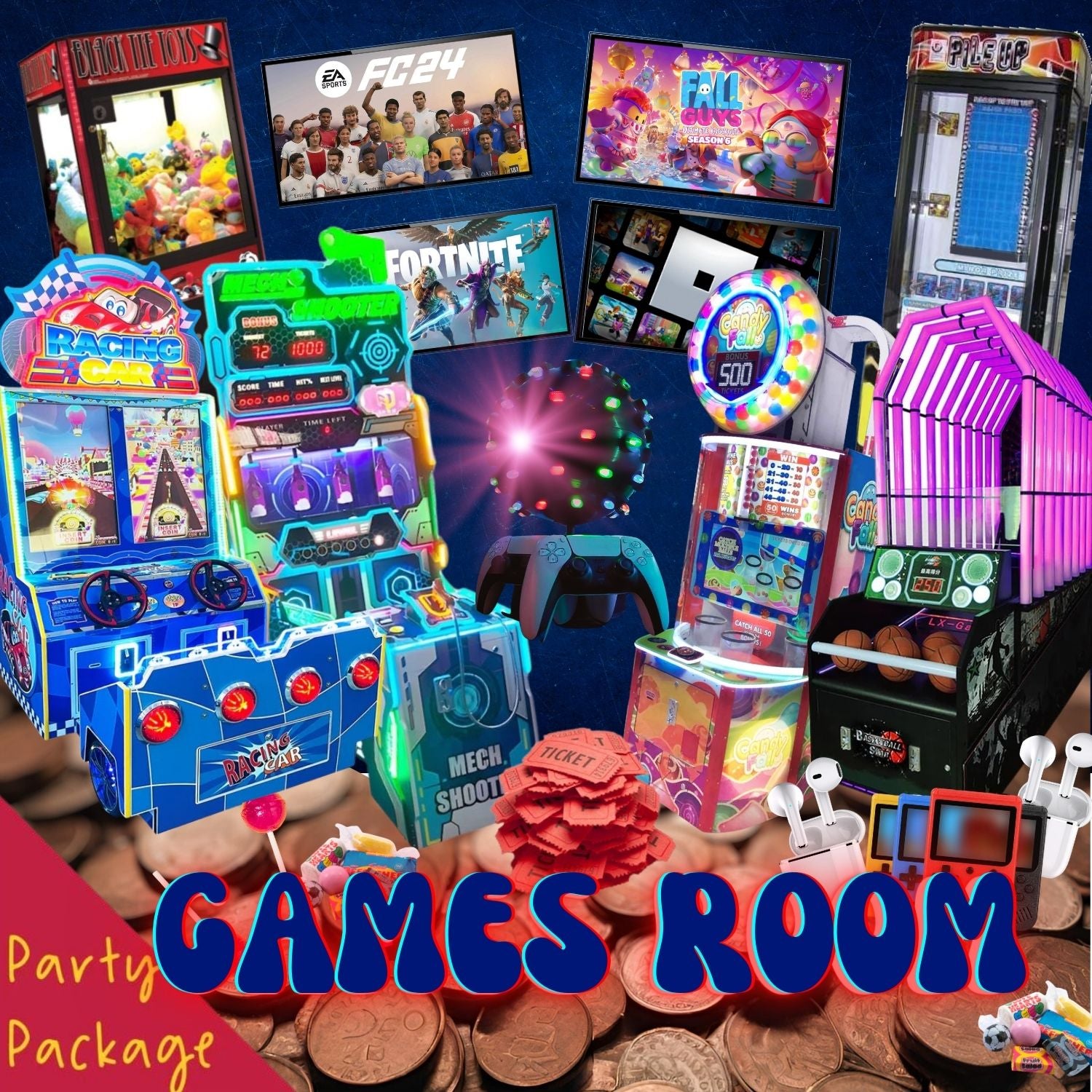 Gaming Party – Cross Castles Party Rooms
